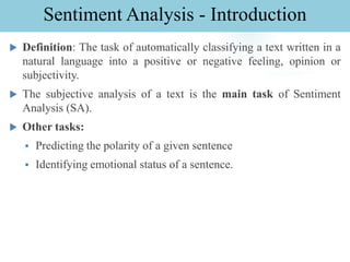 Analyzing Text Preprocessing and Feature Selection Methods for Sentiment Analysis | PPT