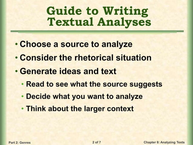 Analyzing texts and sources | PPT