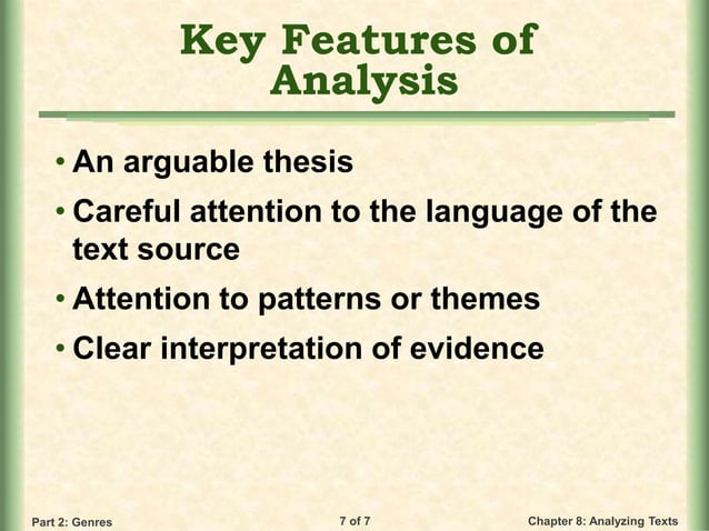 Analyzing texts and sources | PPT