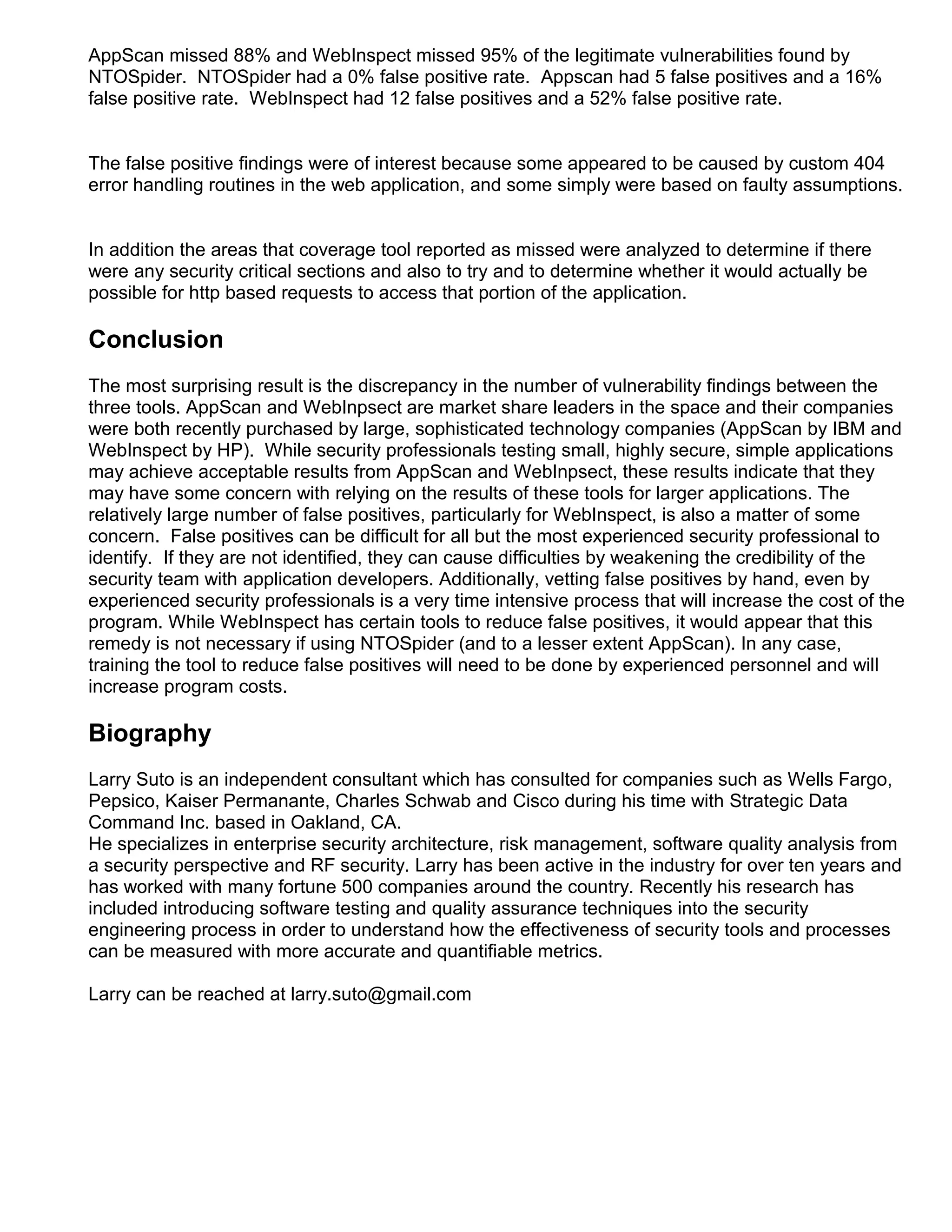 Analyzing the effectivess_and_coverage_of_web_app_scanners | PDF