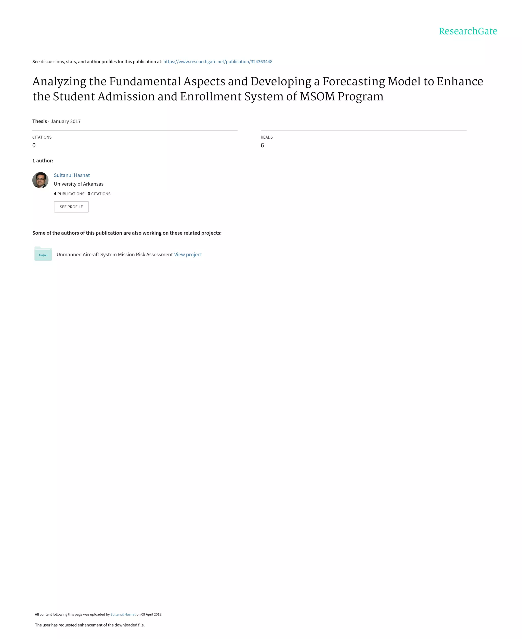 Analyzing the Fundamental Aspects and Developing a Forecasting Model to Enhance the Student ...