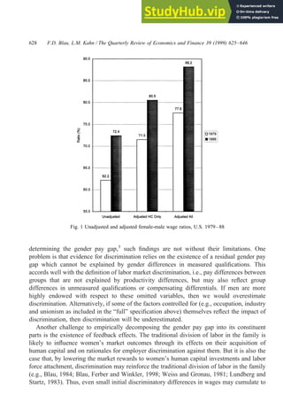 Analyzing The Gender Pay Gap | PDF | Job Market | Economy