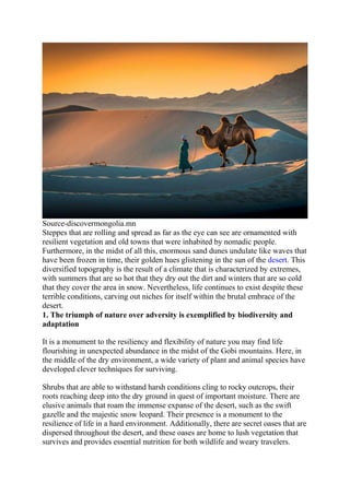 Journey Through the Largest Desert in Asia: Explore Gobi | The ...