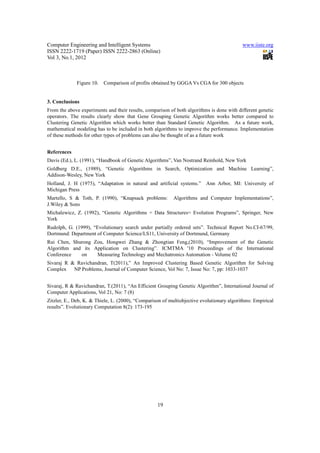 Analyzing the impact of genetic parameters on gene grouping genetic algorithm and clustering ...