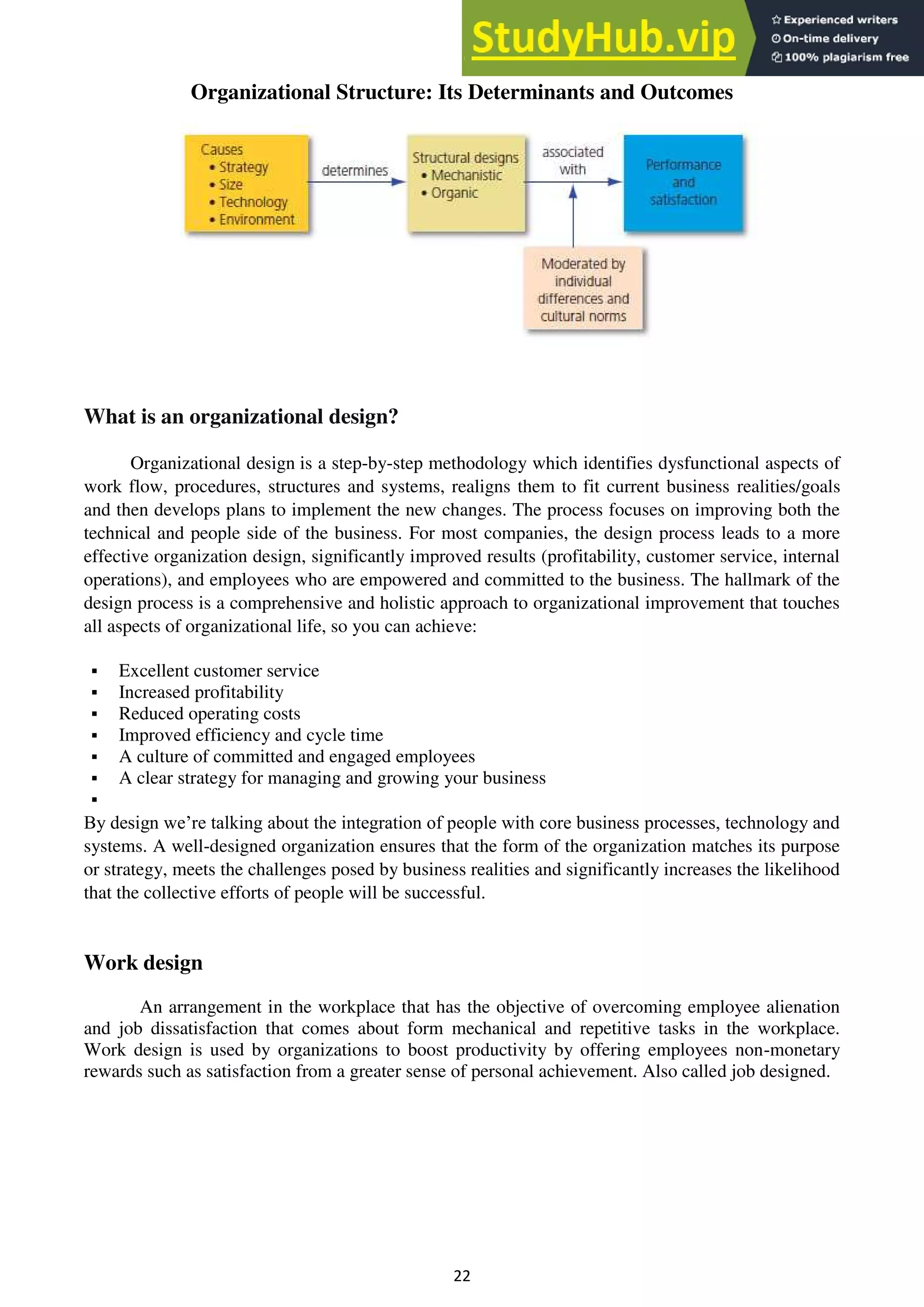 Analyzing The Organizational Behavior Chart Elements | PDF