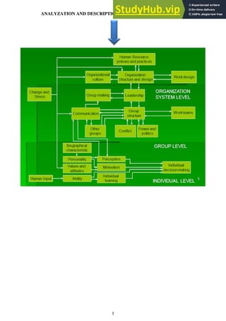 Analyzing The Organizational Behavior Chart Elements | PDF