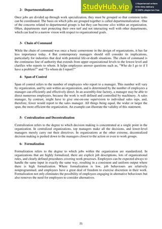 Analyzing The Organizational Behavior Chart Elements | PDF