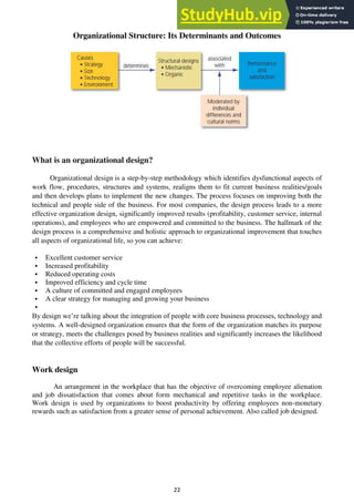 Analyzing The Organizational Behavior Chart Elements | PDF