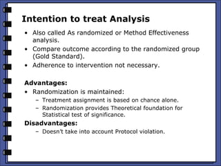 Analyzing the randomised control trial (rct) | PPTX