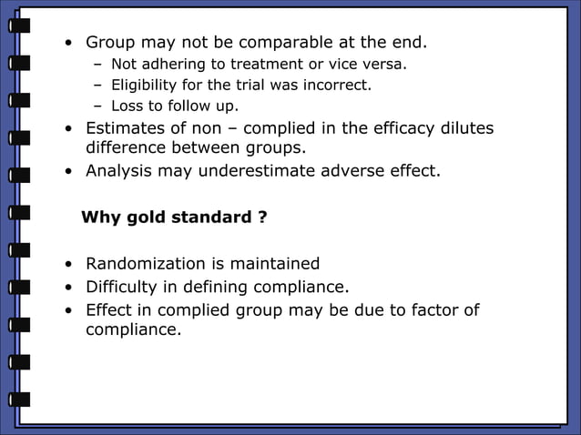 Analyzing the randomised control trial (rct) | PPTX | Medical Health