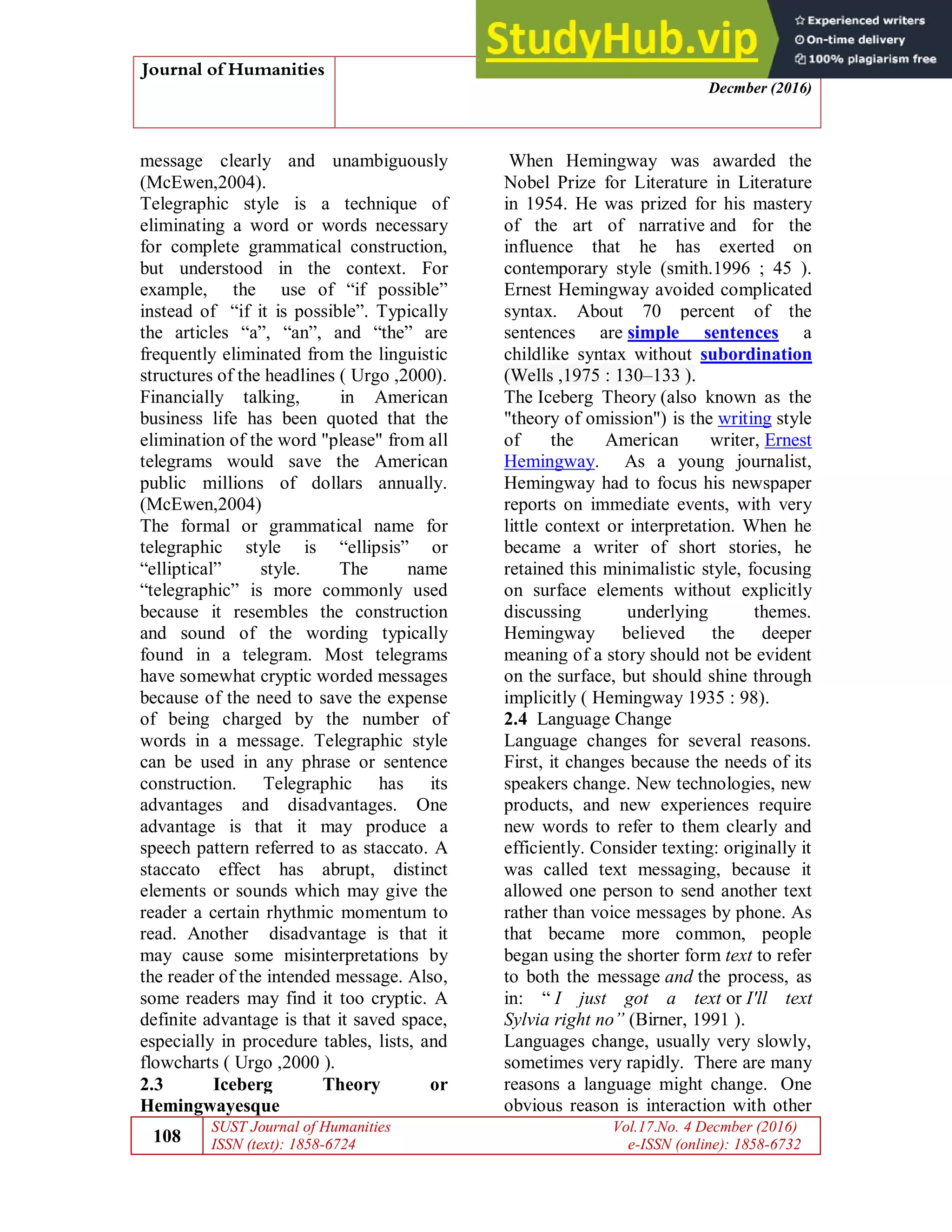 Analyzing The Use Of Tenses In English News Headlines | PDF