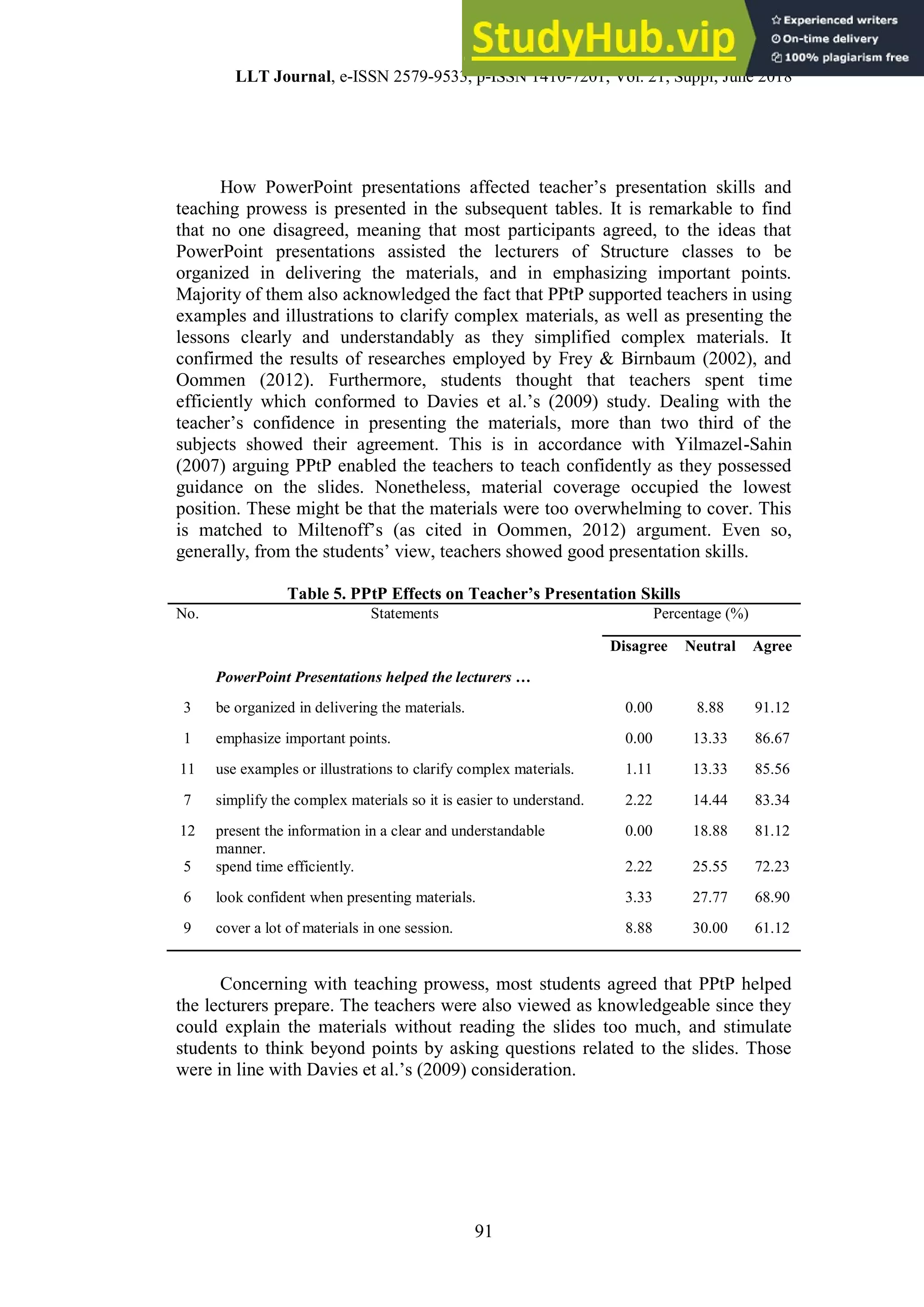 Analyzing The Values And Effects Of Powerpoint Presentations | PDF