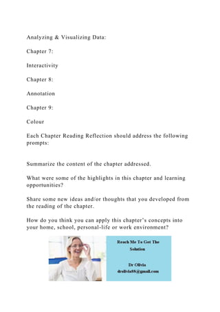 Analyzing & Visualizing DataChapter 7InteractivityChap.docx