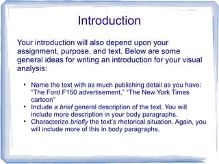 Analyzing visual texts | PPT