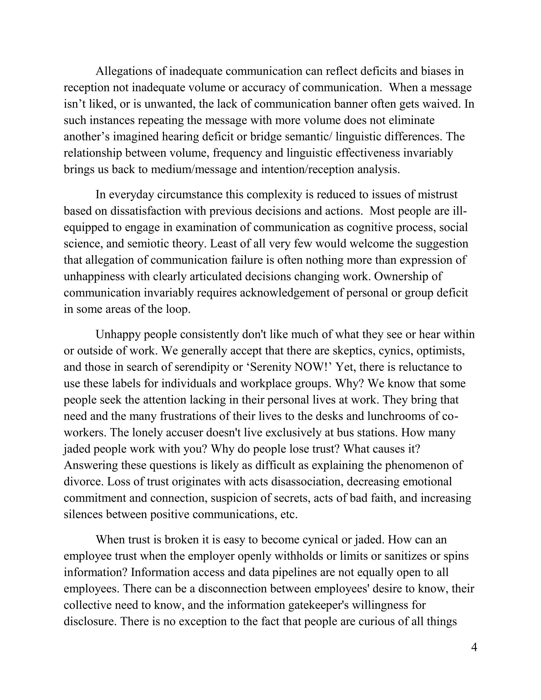 Analyzingworkplacecommunicationstk | PDF