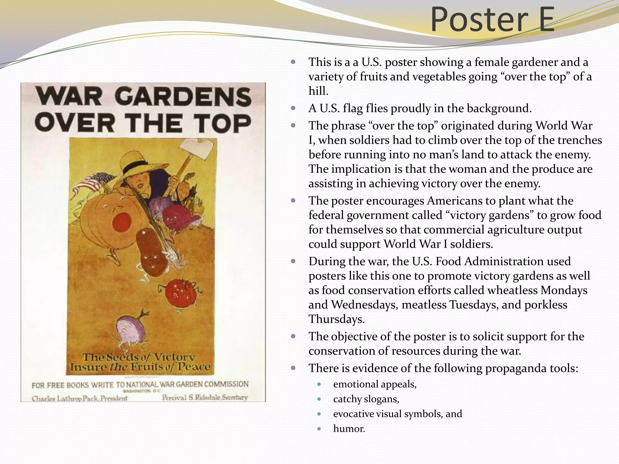 Analyzing world war_i_propaganda_posters-1 | PPTX