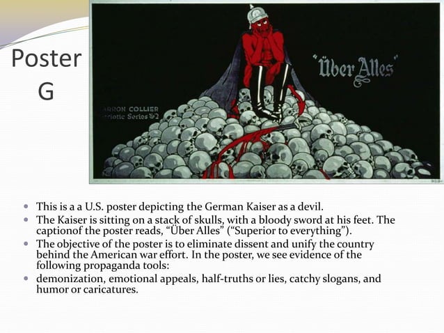 Analyzing world war_i_propaganda_posters-1 | PPTX