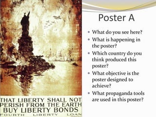 Analyzing world war_i_propaganda_posters-1 | PPTX
