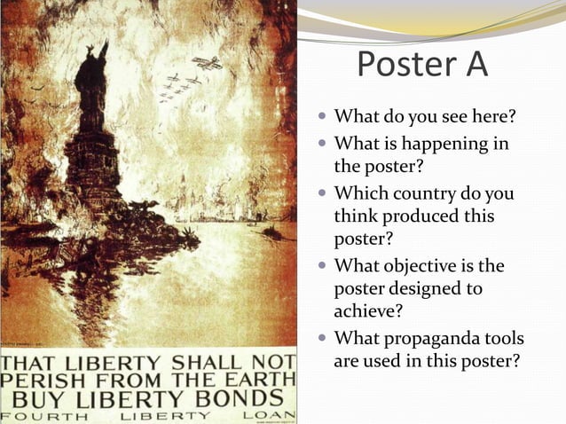 Analyzing world war_i_propaganda_posters-1 | PPTX
