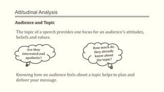 Analyzing your audience before you speak | PPT