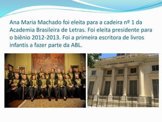 Ana maria machado biografia | PPTX