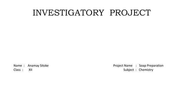 Anamay Chemistry.pptx | Free Download
