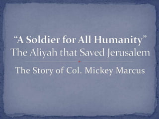 An American Jew in the IDF | PPTX