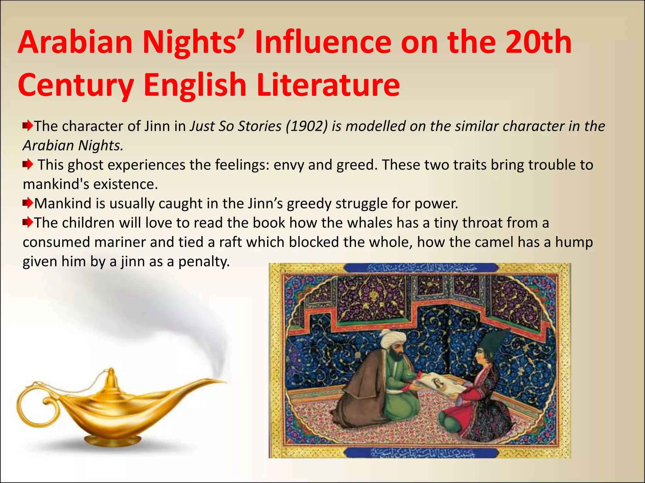 english the story of the arabian nights | PPTX