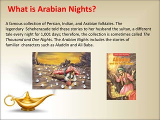 english the story of the arabian nights | PPTX