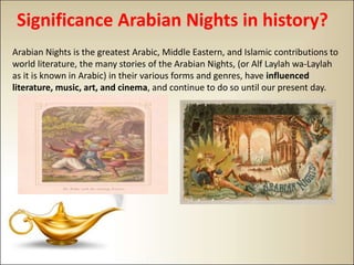 english the story of the arabian nights | PPTX