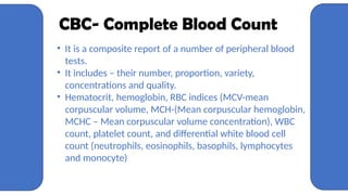 Ppt on detailed on diagnostic test .pptx
