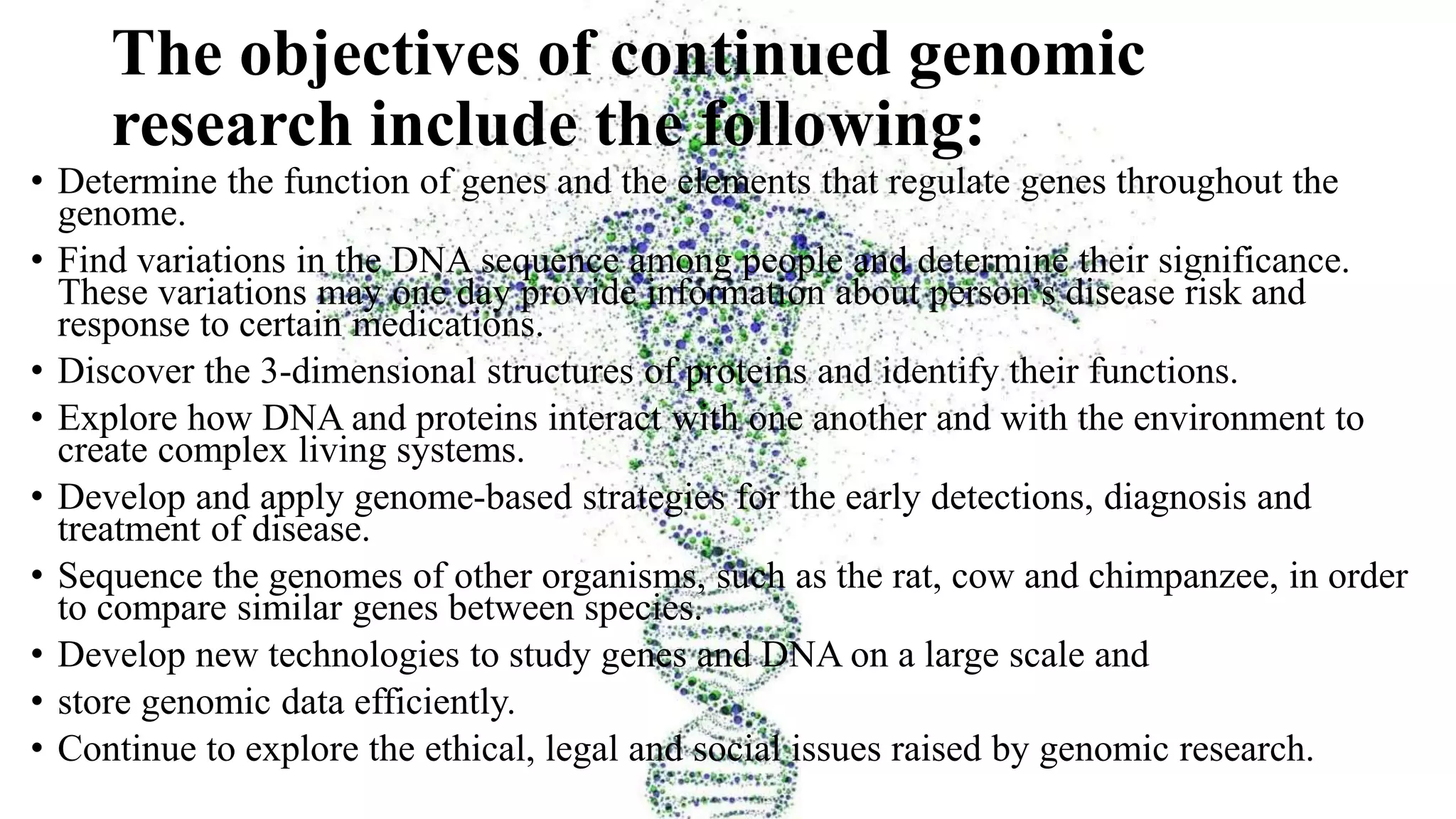 Basic concepts of Genes, Chromosomes & DNA: Human Genome Project | PPTX