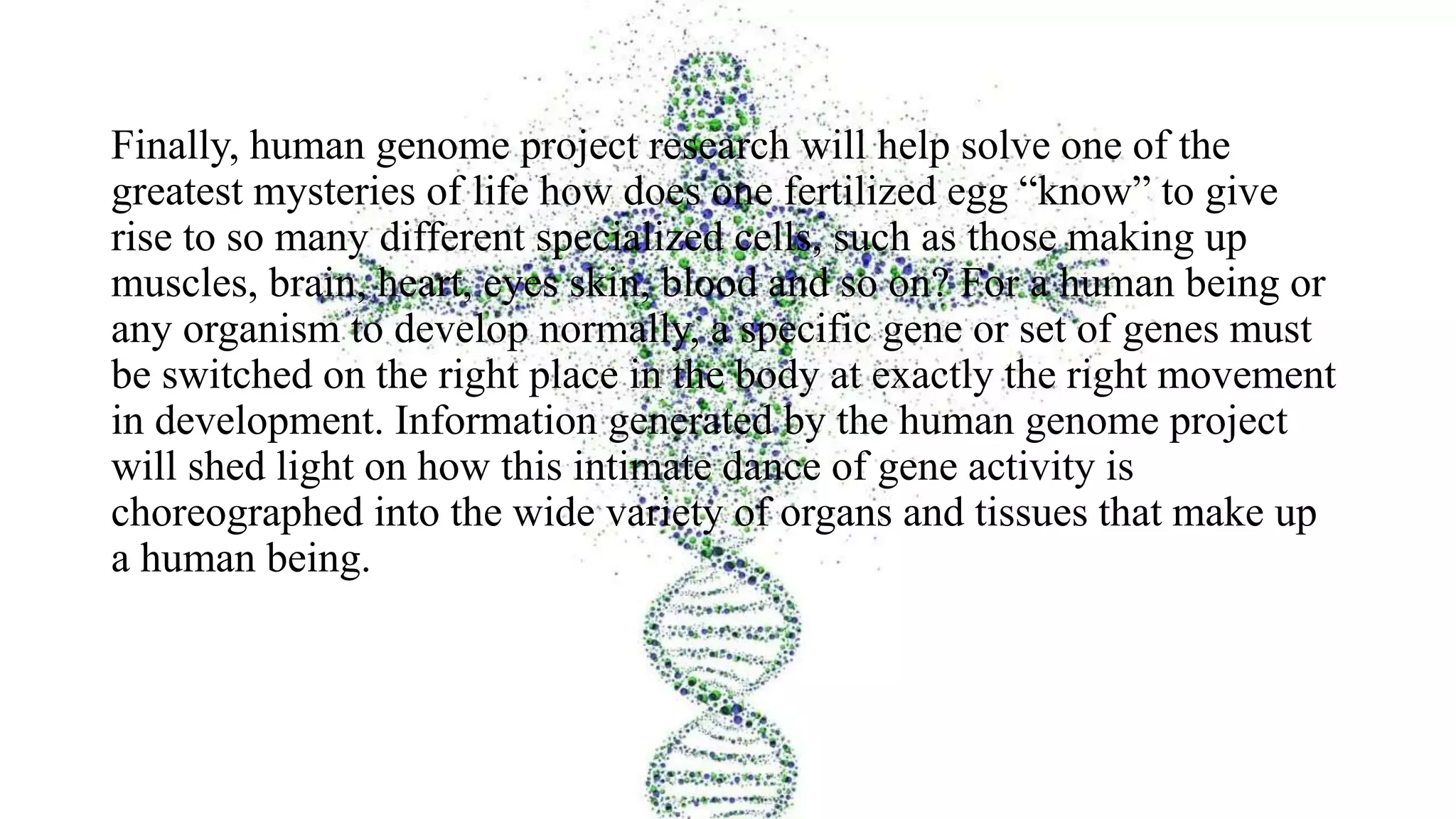 Basic concepts of Genes, Chromosomes & DNA: Human Genome Project | PPTX ...