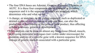 Basic concepts of Genes, Chromosomes & DNA: Human Genome Project | PPTX