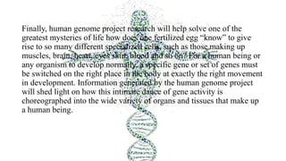 Basic concepts of Genes, Chromosomes & DNA: Human Genome Project | PPTX