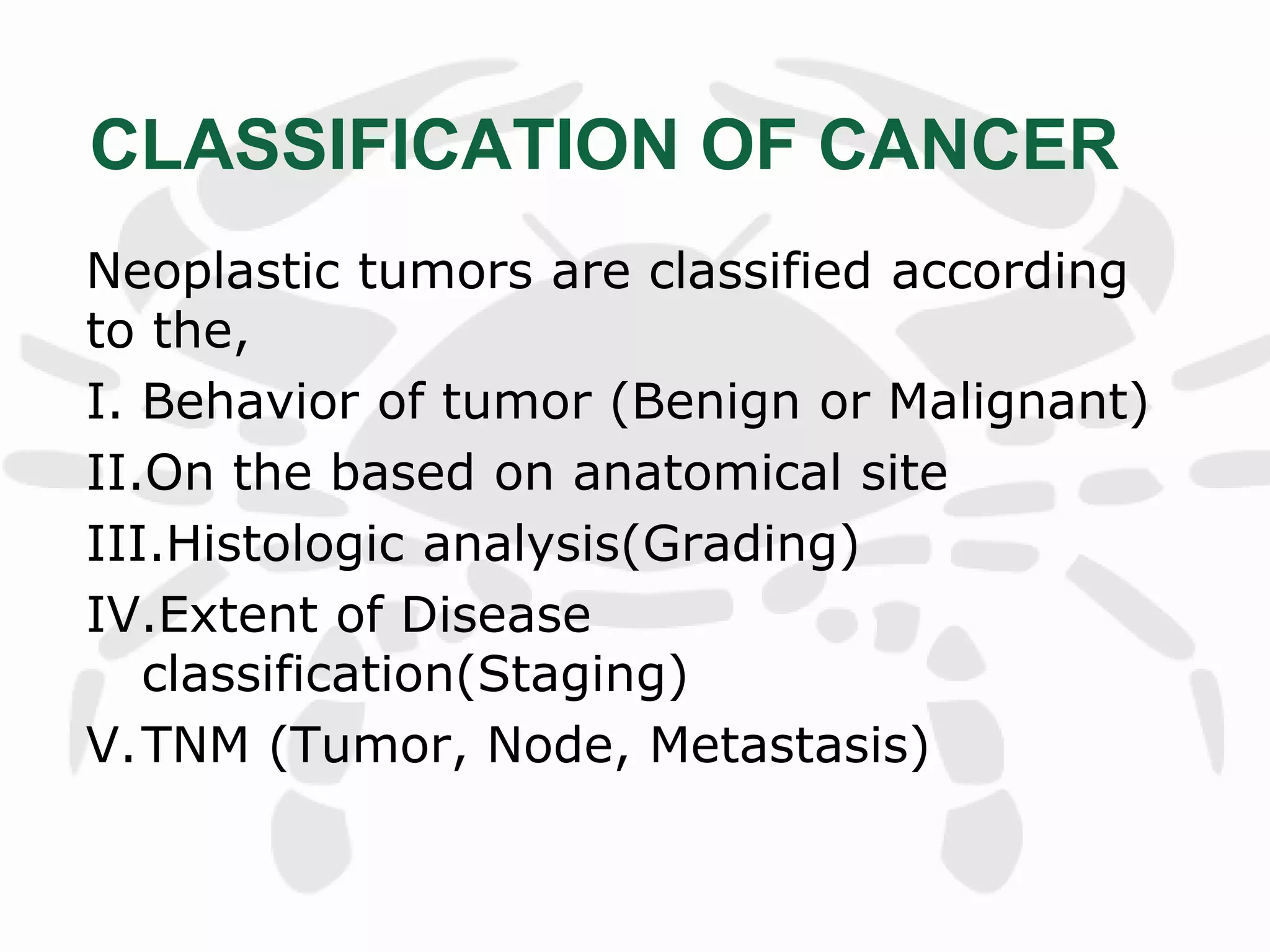 Benign & malignant growth Pathology | PPTX
