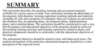 Curriculum Introduction & Process | PPTX