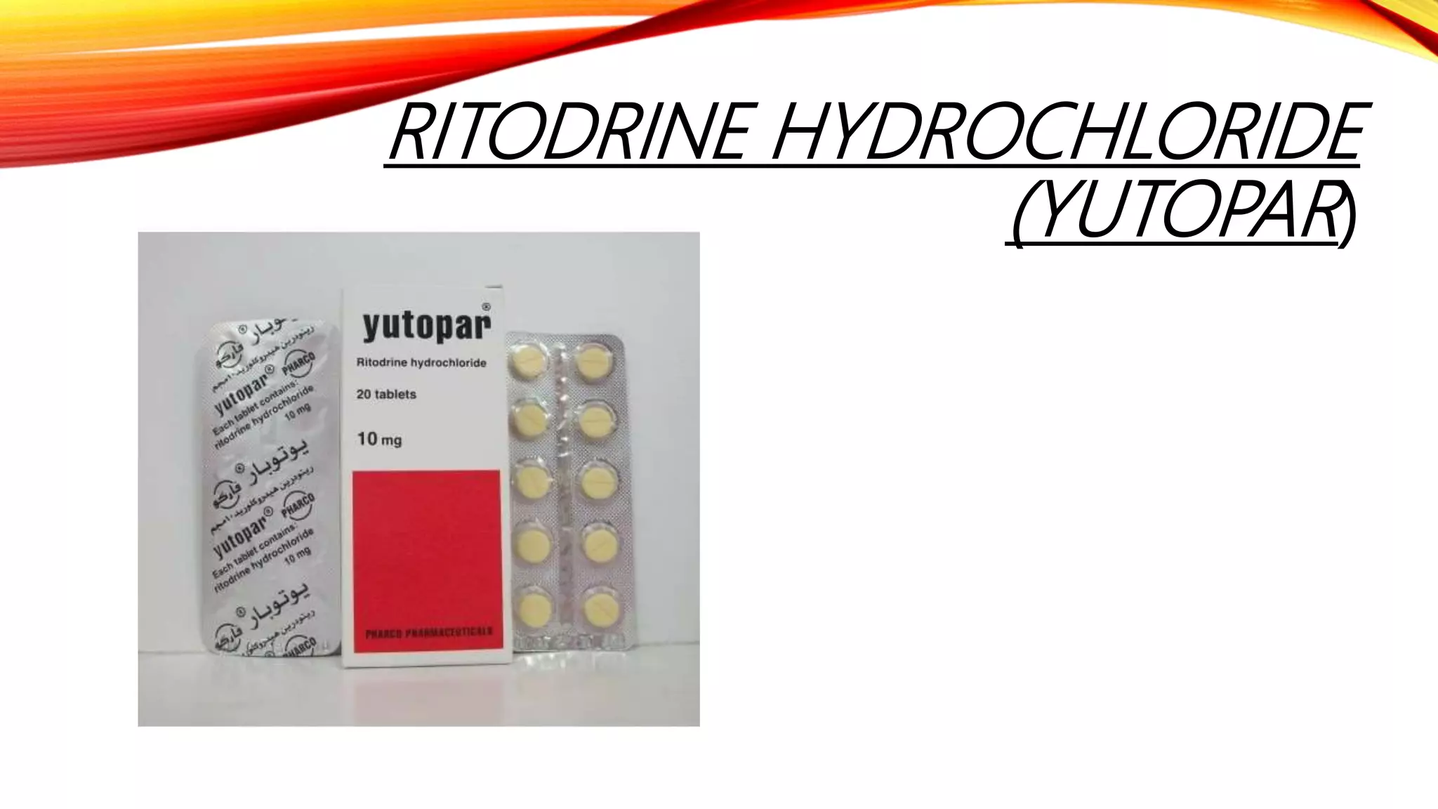 Drugs used in pregnancy, labor and puerperium | PPTX