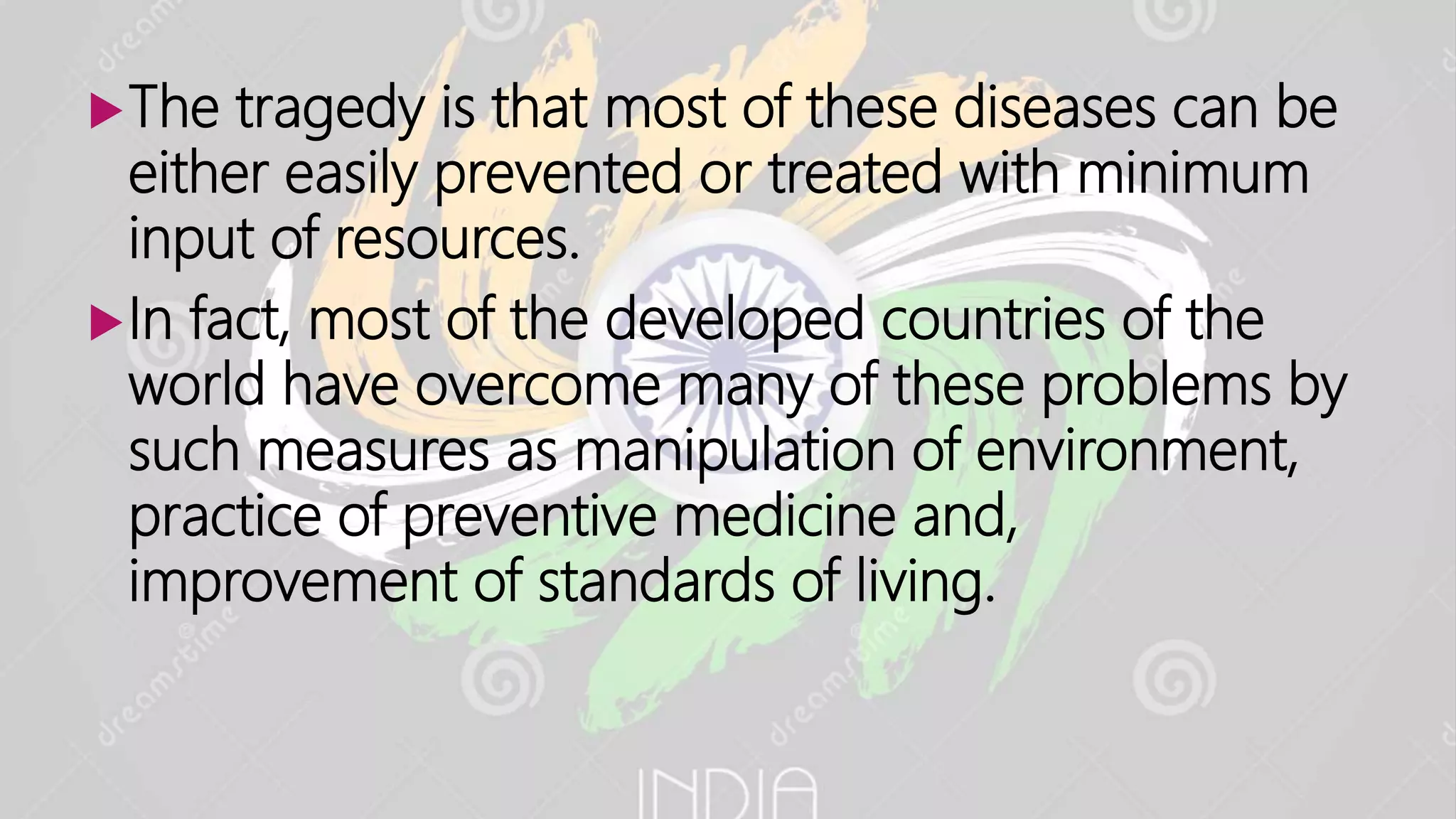 Health problems in India | PPTX