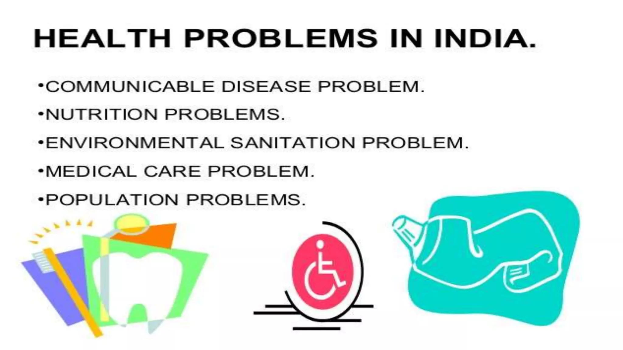 Health problems in India | PPTX