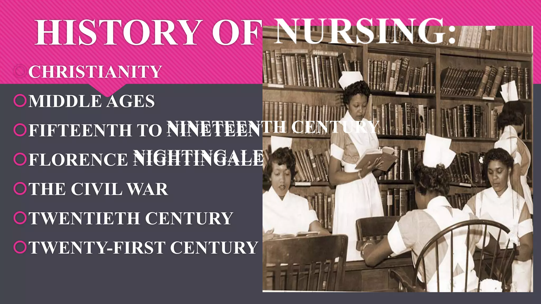 History of development of Nursing Professions | PPTX