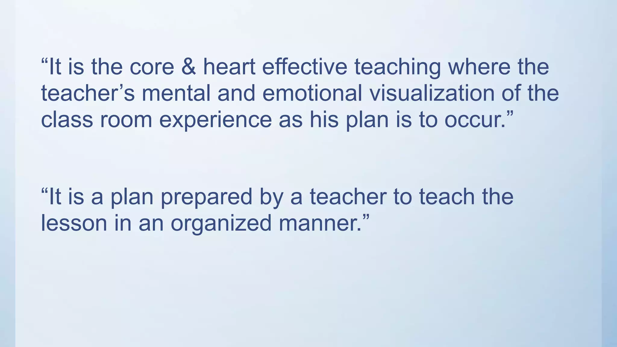 Lesson plan Introduction | PPTX