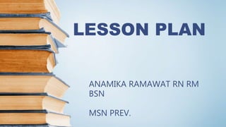 Lesson plan Introduction | PPTX