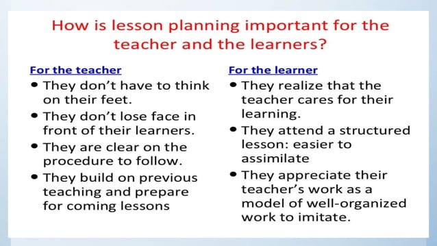 Lesson plan Introduction | PPTX | Education