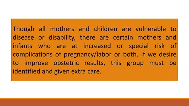 High-risk approach with screening and assessment | PPTX