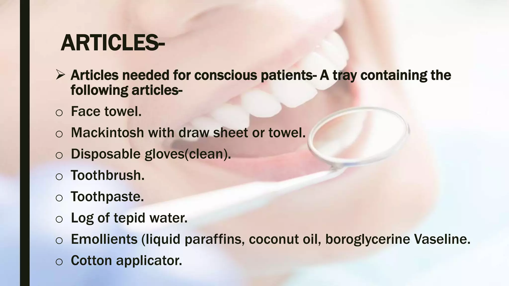 Procedure on oral hygiene | PPTX