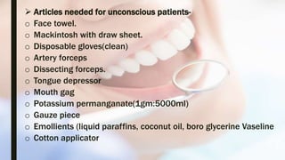 Procedure on oral hygiene | PPTX