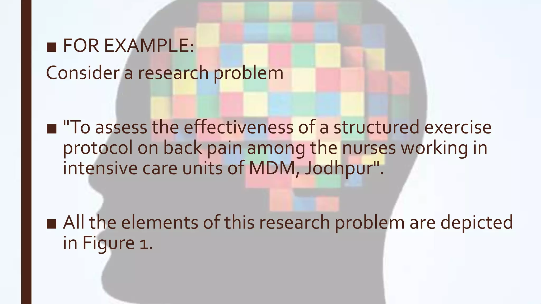 Research problem presentation | PPTX