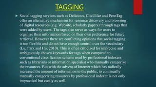 PPT SOCIAL BOOKMARKING AND TAGGING.pptx