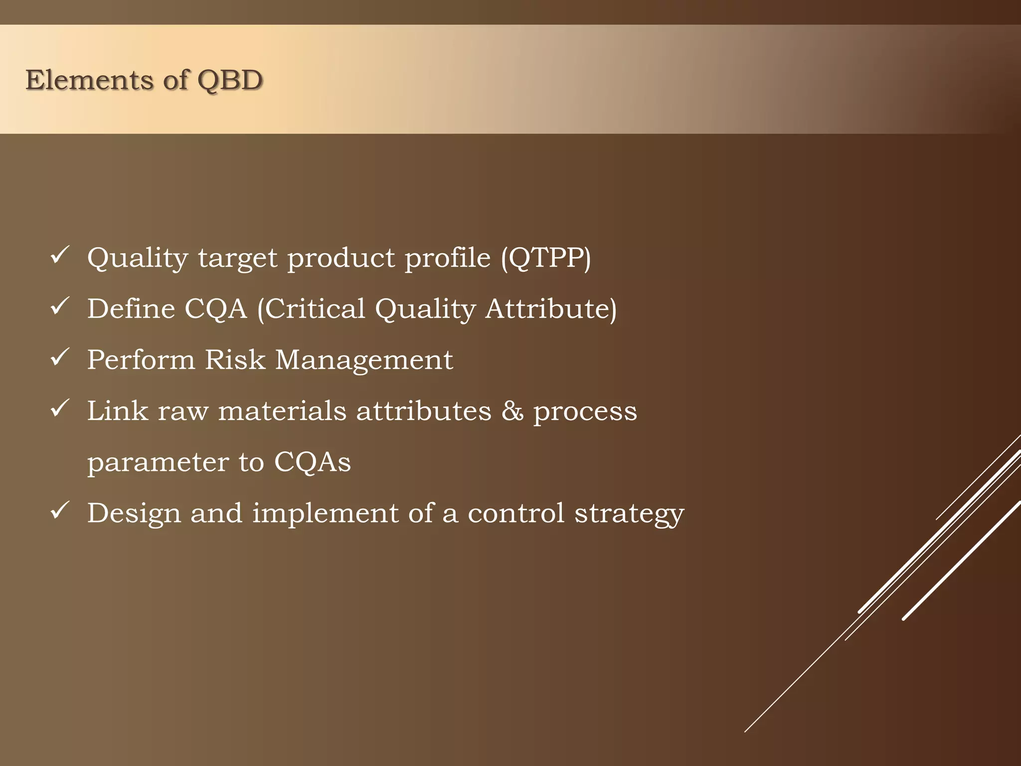 QBD Quality by design for Immediate release dosage form | PDF